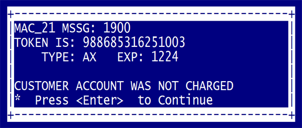 GET CC TOKEN